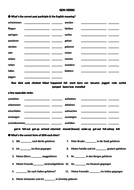 Sein verbs in German | Teaching Resources