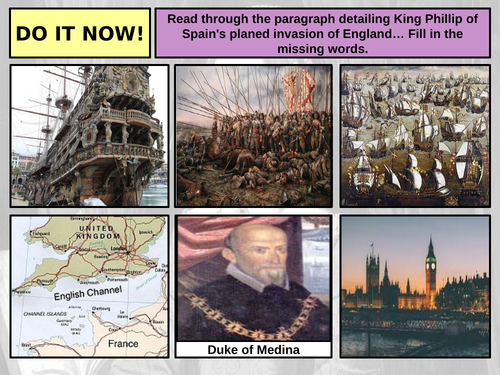 L13 Elizabeth - The Spanish Armada | Teaching Resources