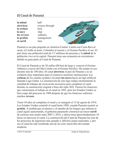 Spanish Reading Bundle: TOP 8 Famous Attractions of Hispanic World at ...