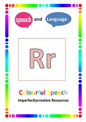 Sound/Phoneme 'R' resources Initial, Medial and End positions ...
