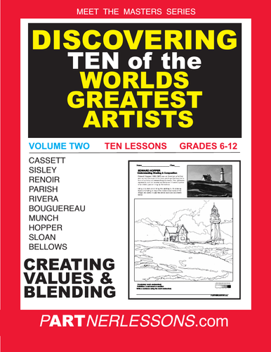 DISCOVERING 10 OF THE WORLD'S GREATEST ARTIST'S! | Teaching Resources