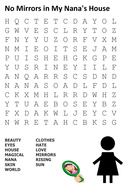 No Mirrors in My Nana's House Word Search by sfy773 | Teaching Resources