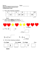 Year 1 Maths baseline assessment | Teaching Resources