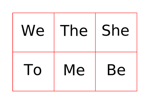 Tricky words bingo | Teaching Resources