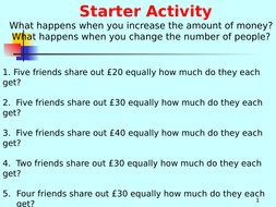 Mean - visual introduction | Teaching Resources