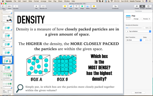 Density Introduction - A Conceptual Understanding | Teaching Resources