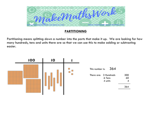 Introduction to Partitioning | Teaching Resources