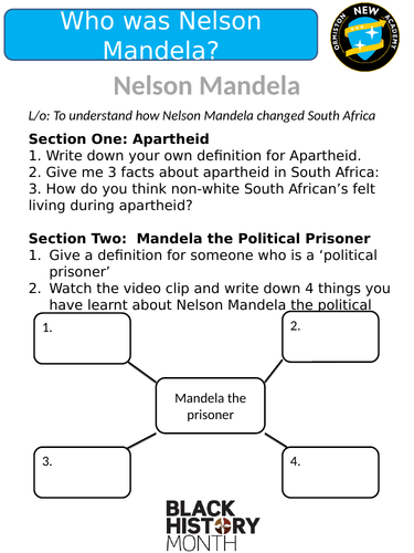 Nelson Mandela | Teaching Resources