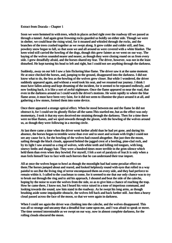 Lesson 6 - creating a Gothic atmosphere | Teaching Resources