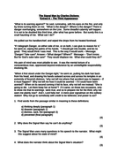 Dickens The Signalman 7 key extracts with questions | Teaching Resources