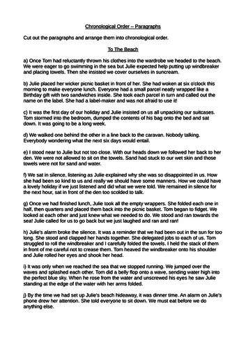 Structure Analysis Pack 1 GCSE English Language Exam Question Response ...