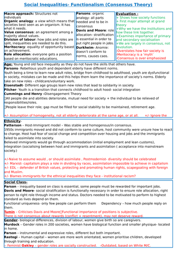 Sociology OCR A-Level Unit 2 Pack - Research methods and Inequality ...