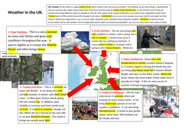 air masses uk weather climate geography gcse ks3 maritime ...
