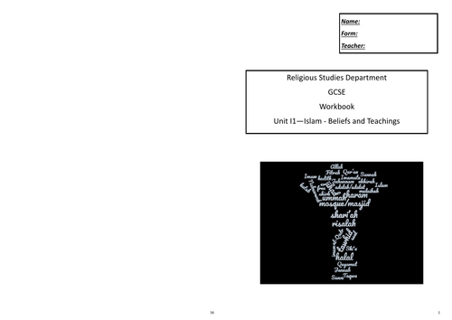 Eduqas GCSE RS Component 3 - Islam Beliefs and Teachings Workbook ... Eduqas GCSE RS Component 3 - Islam Beliefs and Teachings Workbook ...