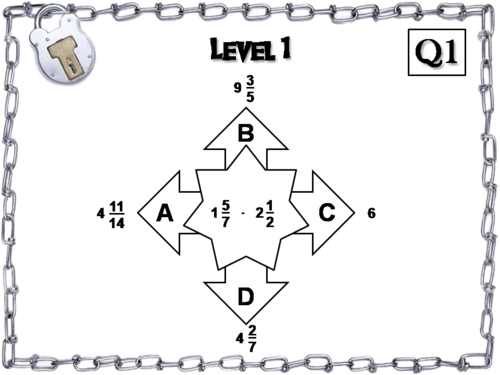Multiplying Mixed Numbers Activity: Escape Room Math Game | Teaching ...
