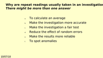 Reaction time - Required Practical | Teaching Resources