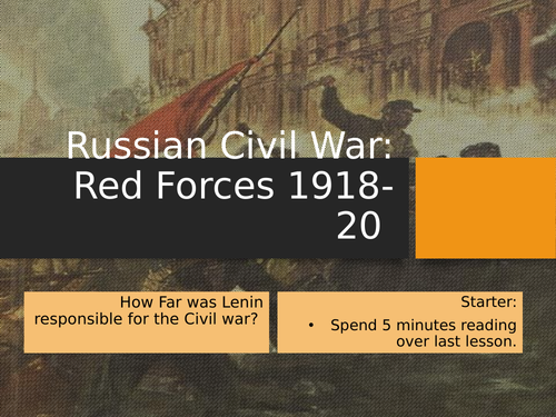 Lenin's Russia | Teaching Resources