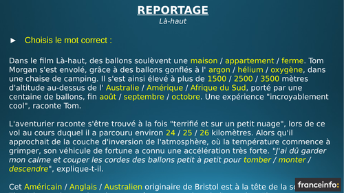 French Listening with Authentic Materials 2 | Teaching Resources