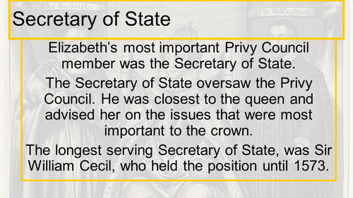 Queen Elizabeth I - Classroom Display Slides | Teaching Resources