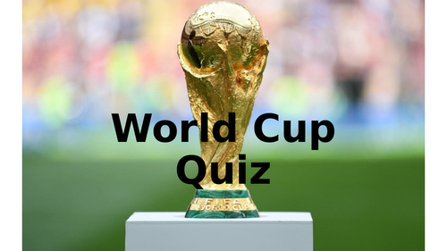 World Cup Quiz | Teaching Resources