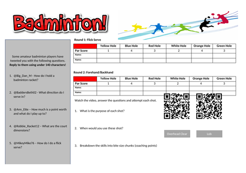 Unit 27: Technical and Tactical Skills in Sport | Teaching Resources