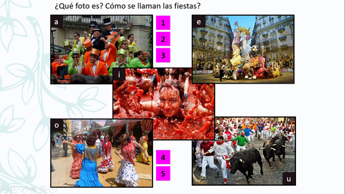 Festivities -Spanish Fiestas -Festividades | Teaching Resources