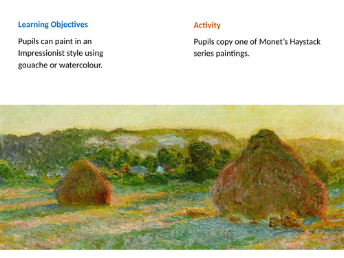 Colour and Impressionism | Teaching Resources