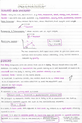 AS AQA A-Level Physics Notes | Teaching Resources
