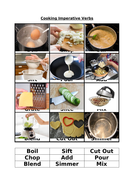 Imperative Verbs (Cooking)- Instructions | Teaching Resources