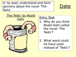 'The Twits' Four-Week Scheme of Work | Teaching Resources