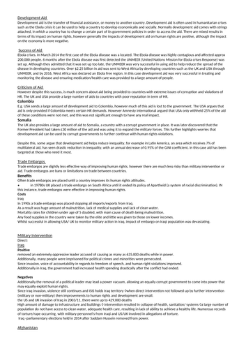 Health and Human Right intervention- Geography A level | Teaching Resources