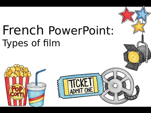 French Film Review Sheet and PowerPoint | Teaching Resources