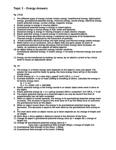 PHYSICS PAPER 1 NEW AQA 9-1 GCSE ALL POSSIBLE QUESTIONS & ANSWERS ... PHYSICS PAPER 1 NEW AQA 9-1 GCSE ALL POSSIBLE QUESTIONS & ANSWERS ...