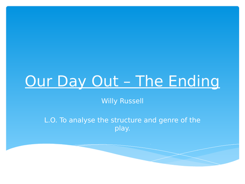 Our Day Out (2009) - The Musical | Teaching Resources
