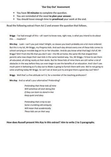 Our Day Out (2009) - The Musical | Teaching Resources