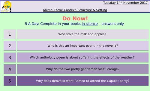 Animal Farm GCSE Revision - Part 1 of 3 | Teaching Resources
