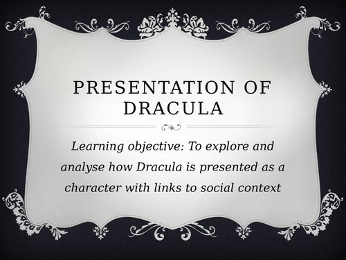 A Level Literature Dracula edexcel | Teaching Resources