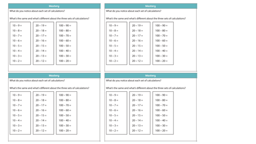 Year 2 addition and subtraction from a school rated 'outstanding' by ...