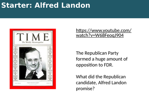 Opposition to the New Deal | Teaching Resources