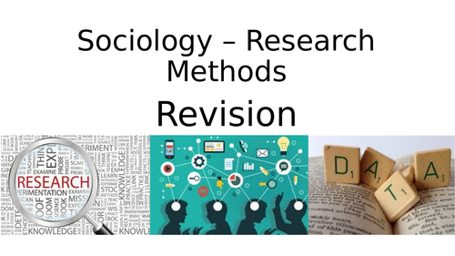 AQA GCSE SOCIOLOGY RESEARCH METHODS REVISION WORKSHEETS POWERPOINT ...