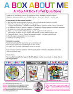 All About Me Back to School Pop Art Box & Task Cards by dipagan ...