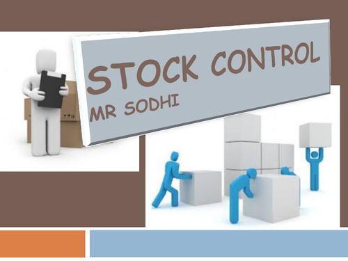 Stock Control | Teaching Resources