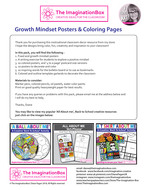 Growth Mindset Coloring Pages and Motivational Posters | Teaching Resources