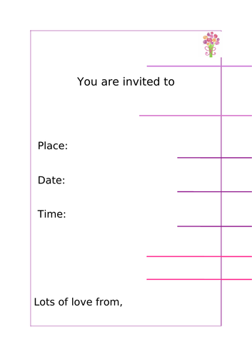 Mother's Day class assembly invite | Teaching Resources