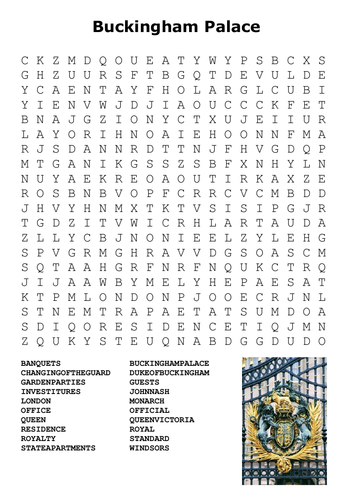 London Landmarks Word Search Pack | Teaching Resources