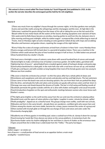 AQA GCSE English Language Paper 1 Question 2 and 3 (AO2) SOW | Teaching ...