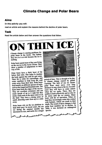 New KS3: Genes - Adapting To Change (Lesson 3) | Teaching Resources