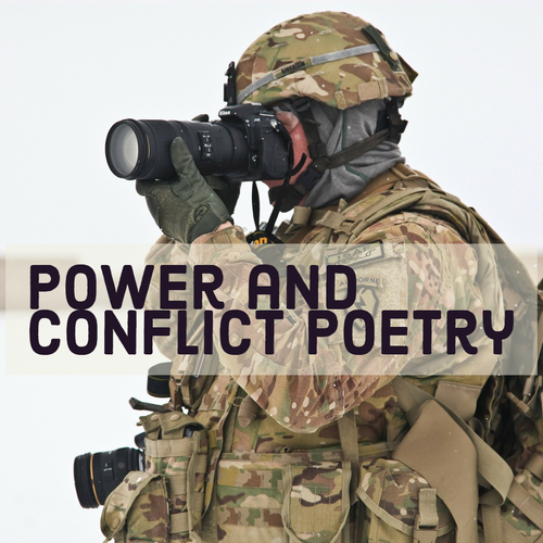 Power and Conflict Poetry Display Quotes | Teaching Resources