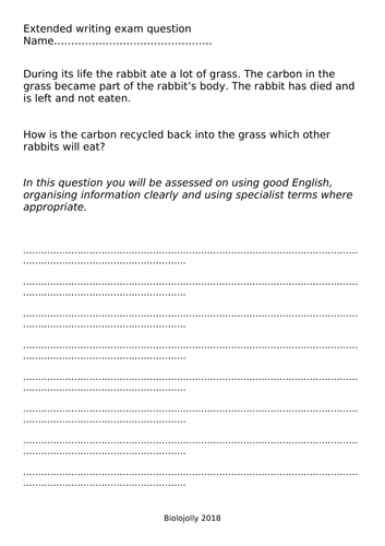 Carbon cycle lesson | Teaching Resources