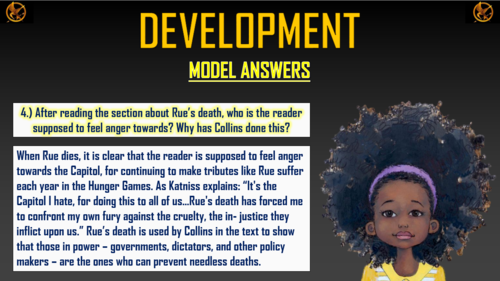The Hunger Games - Collins' Key Messages! | Teaching Resources